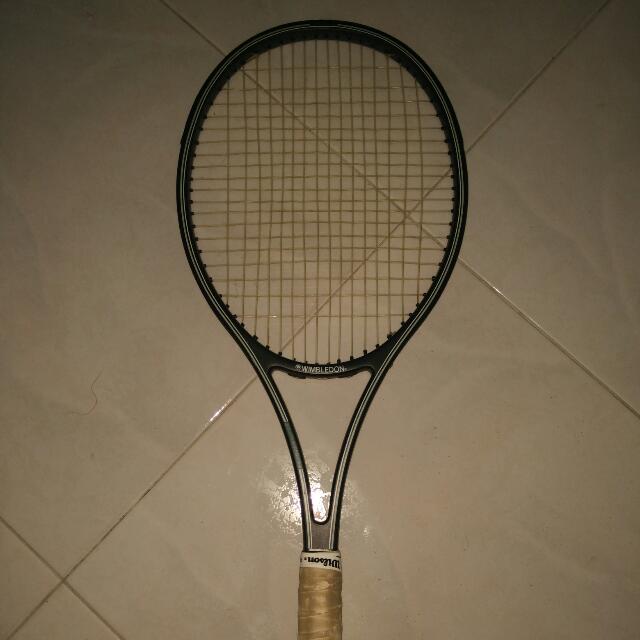 Vintage Wimbledon Super Cross Tennis Racket, Sports Equipment, Sports ...