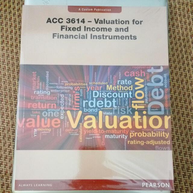 ACC3614 Valuation Textbook, Hobbies & Toys, Books & Magazines ...