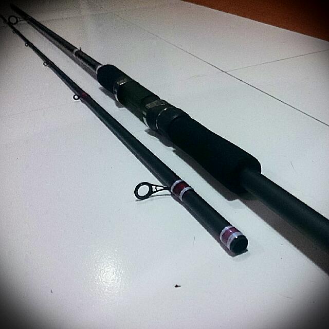 Custom Built 7' Spinning Rod 2-pc, Sports Equipment, Fishing on Carousell