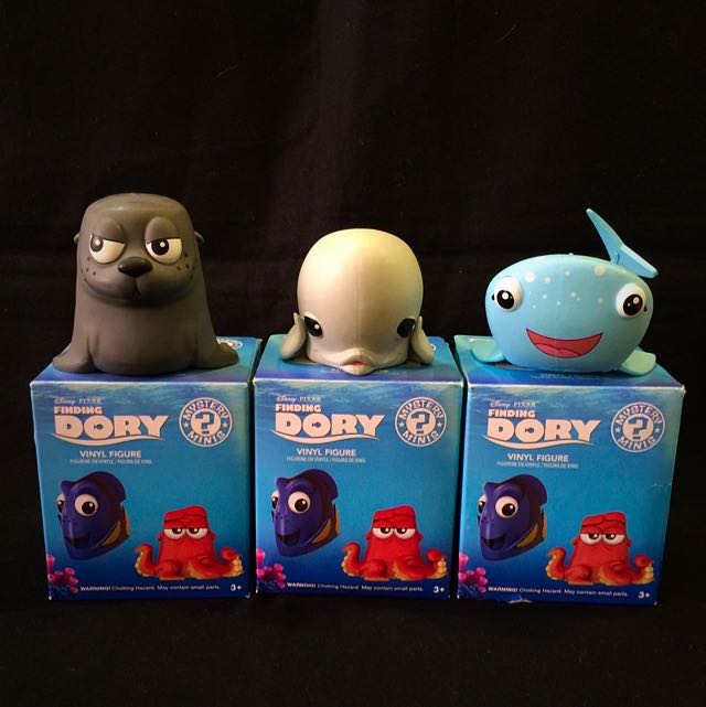 Funko Mystery Mini Finding Dory Figures Fluke Destiny And Bailey ...