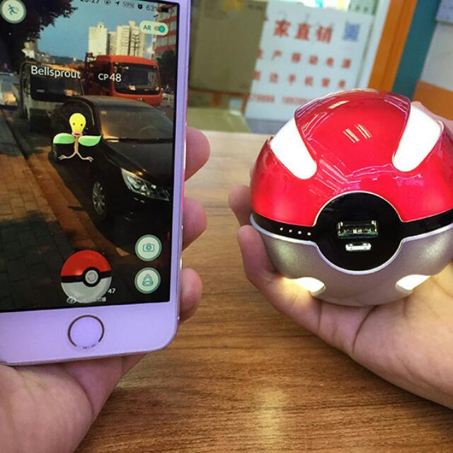 Pokemon Go Pokeball Power Bank Brand New, Hobbies & Toys, Toys & Games ...