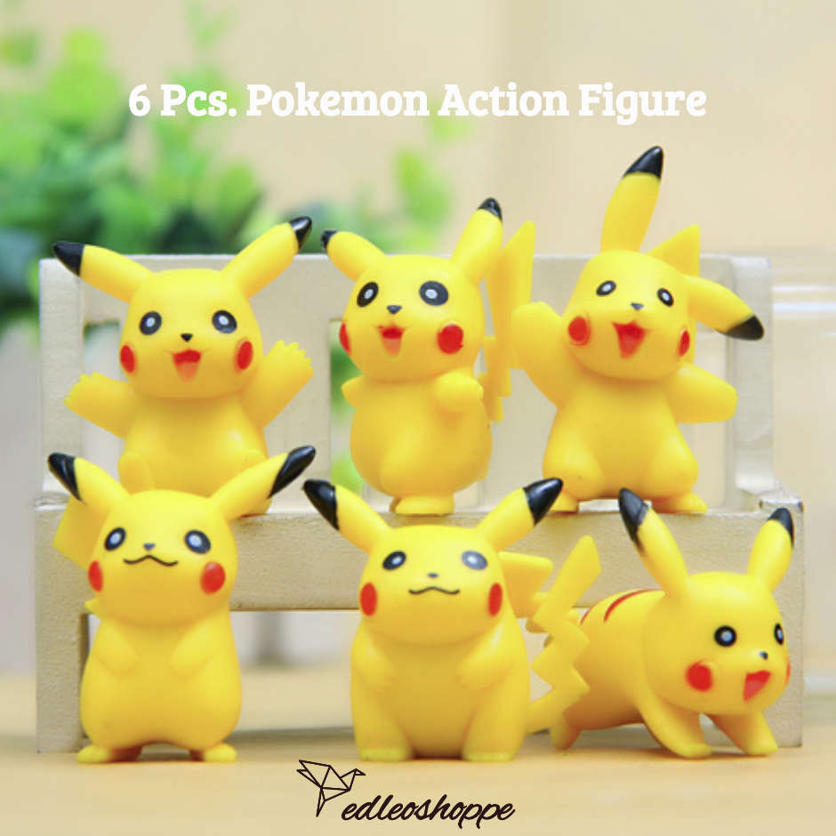 6pcs Pokemon Pikachu Action Figure Collector's Edition Model, Hobbies ...