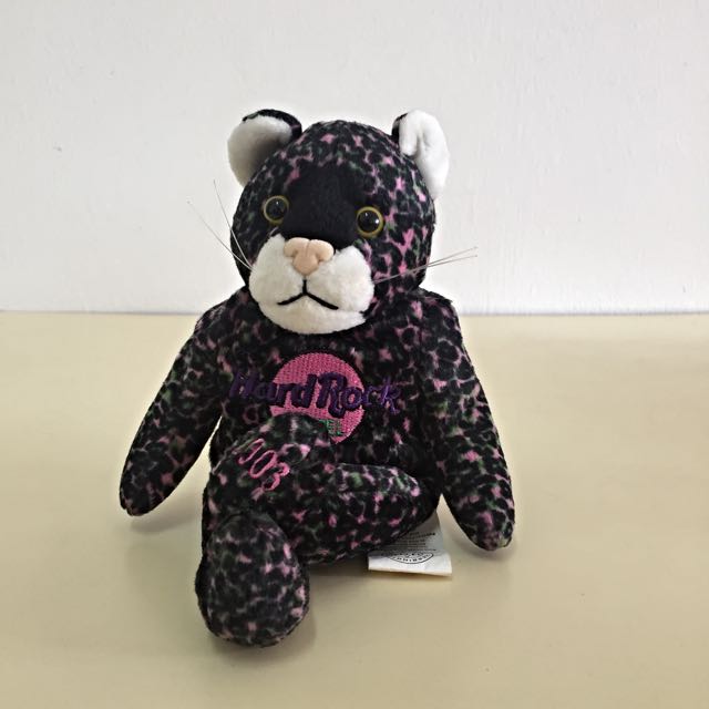 (Limited Edition) Collectible Leopard Teddy Bear Hard Rock Las Vegas ...