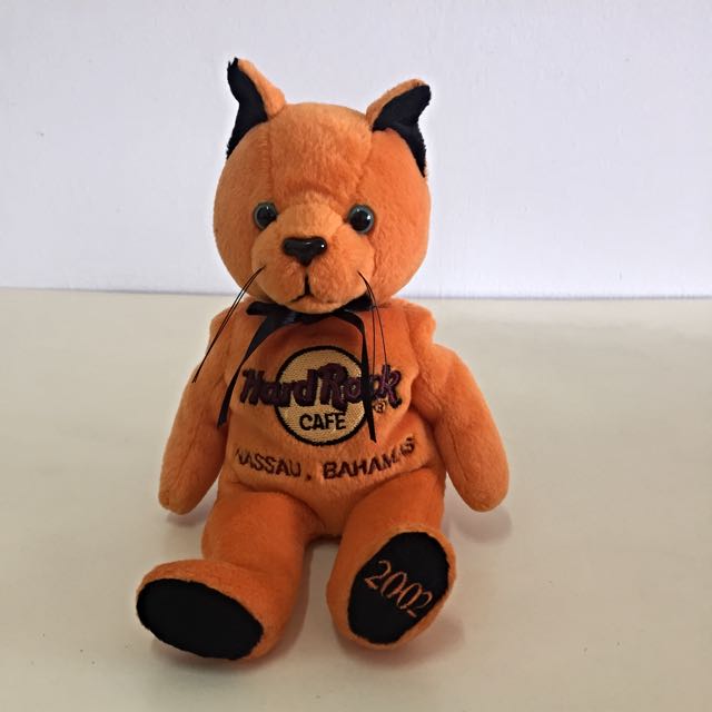 (Limited Edition) Collectible Hard Rock Teddy Bear (cat) Bahamas ...