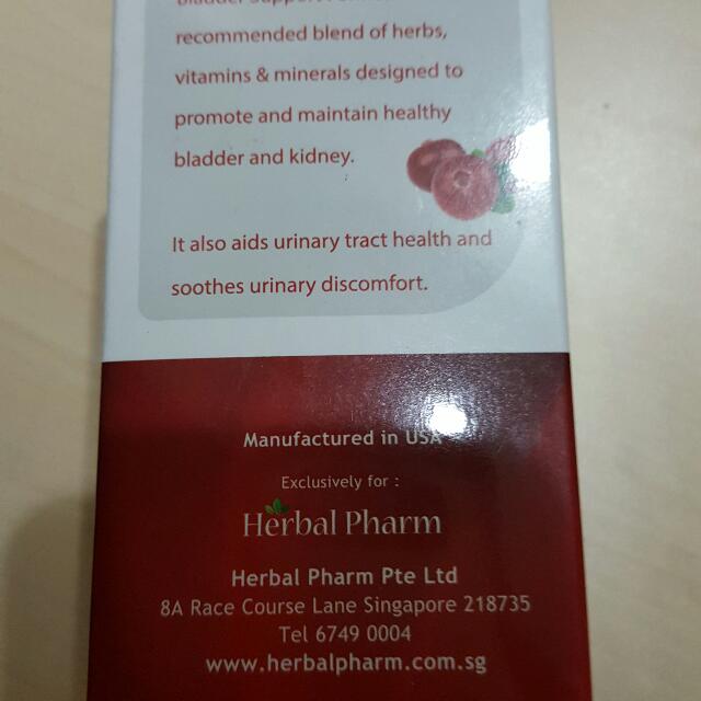 Bladder Support Formula (Herbal Pharm), Health & Nutrition, Health ...