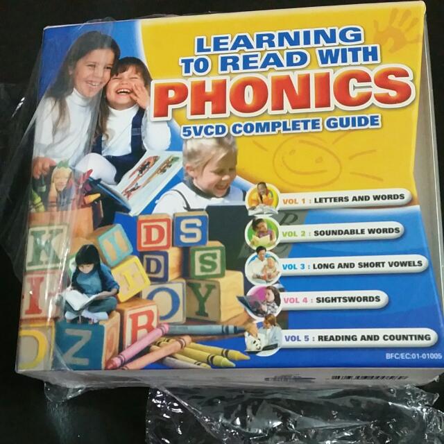 Learning To Read With Phonics 5 VCD Complete Guide, Hobbies & Toys ...
