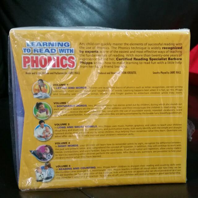 Learning To Read With Phonics 5 VCD Complete Guide, Hobbies & Toys ...