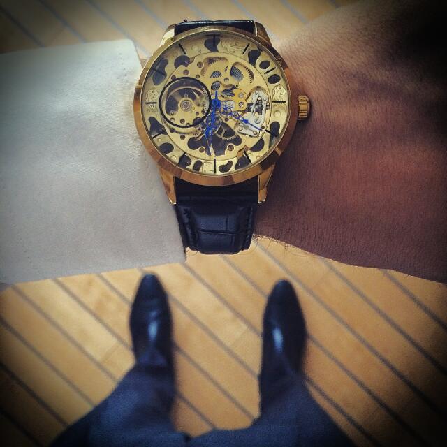 Lord Timepiece Skeleton Dress Watch, Men's Fashion, Watches ...