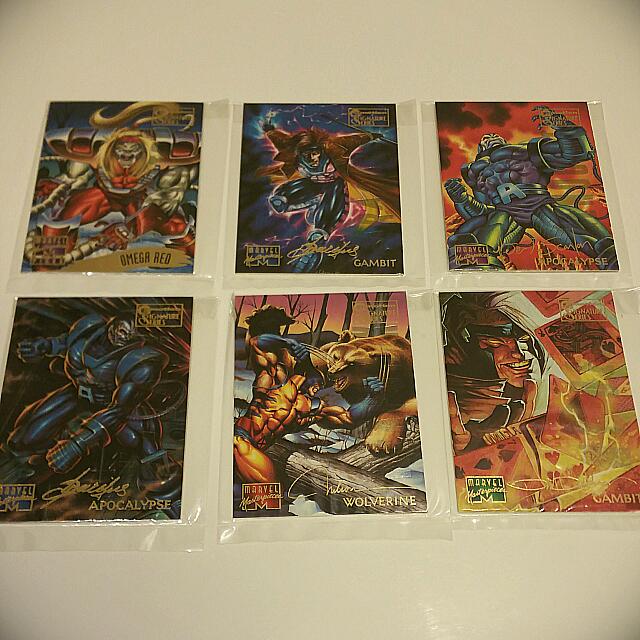 Marvel Masterpiece Signature Series Cards, Hobbies & Toys, Toys & Games ...