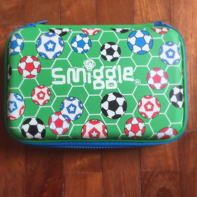 Smiggle Pencil Case (Soccer Design, Hobbies & Toys, Stationery & Craft ...
