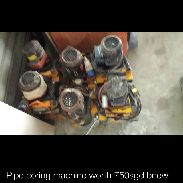 Tuwei Pipe Coring Machine up to 114mm hole, Car Accessories on Carousell