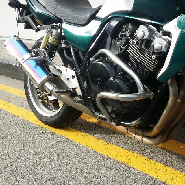 Yoshimura Titanium Blue Full Exhaust System, Motorcycles on Carousell