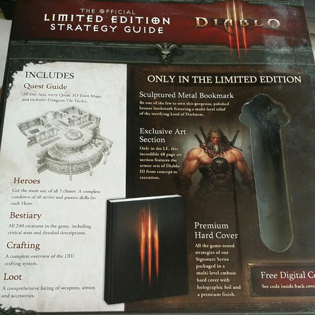 Diablo III Strategy Guide, Hobbies & Toys, Books & Magazines, Fiction ...