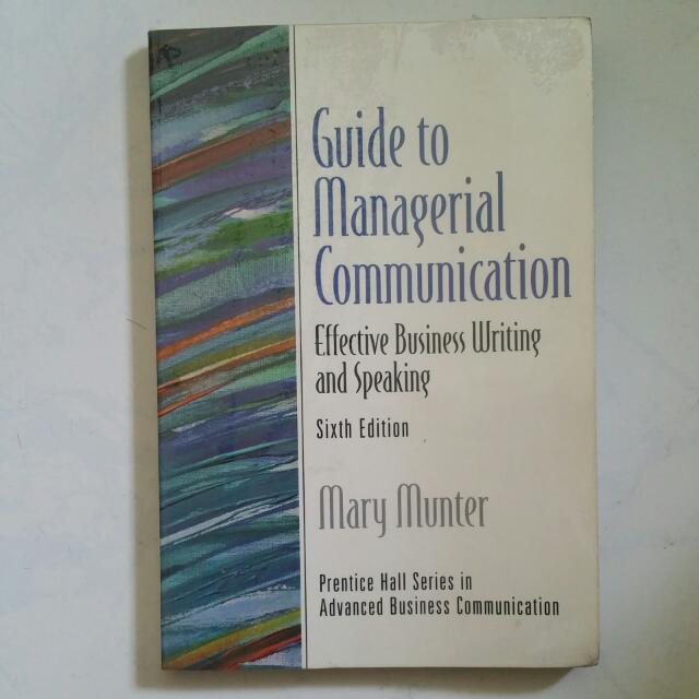 Guide To Managerial Communication, Hobbies & Toys, Books & Magazines ...