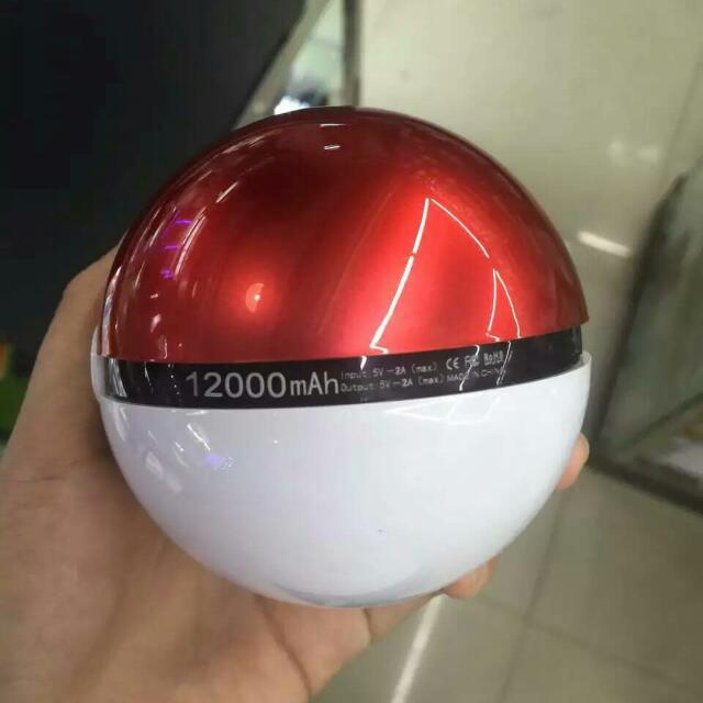3rd GENERATION LATEST POKEBALL 12000 MAH DOUBLE USB PORT PORTABLE ...
