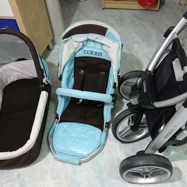 COBRA ABC design Pram And Stroller (preloved), Babies & Kids, Going Out ...