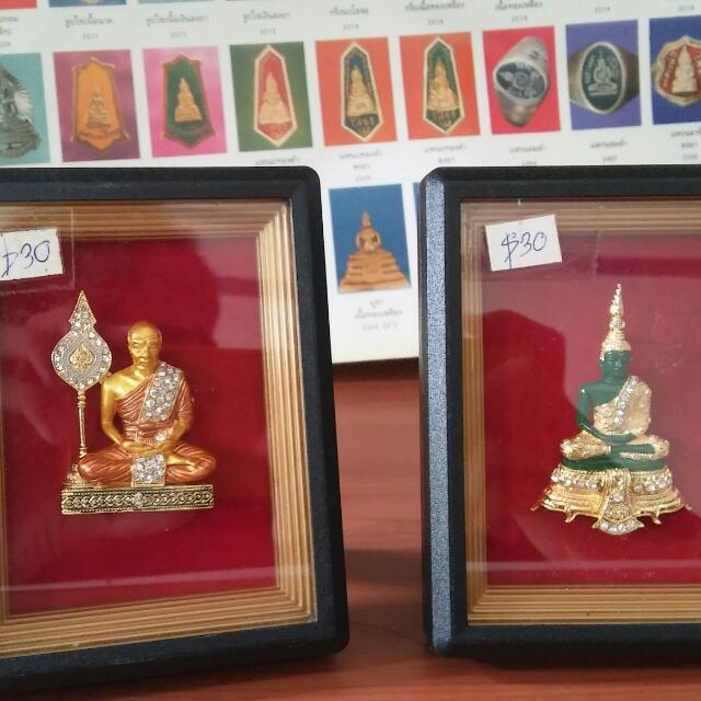Thai Amulet With Display Case., Hobbies & Toys, Memorabilia ...