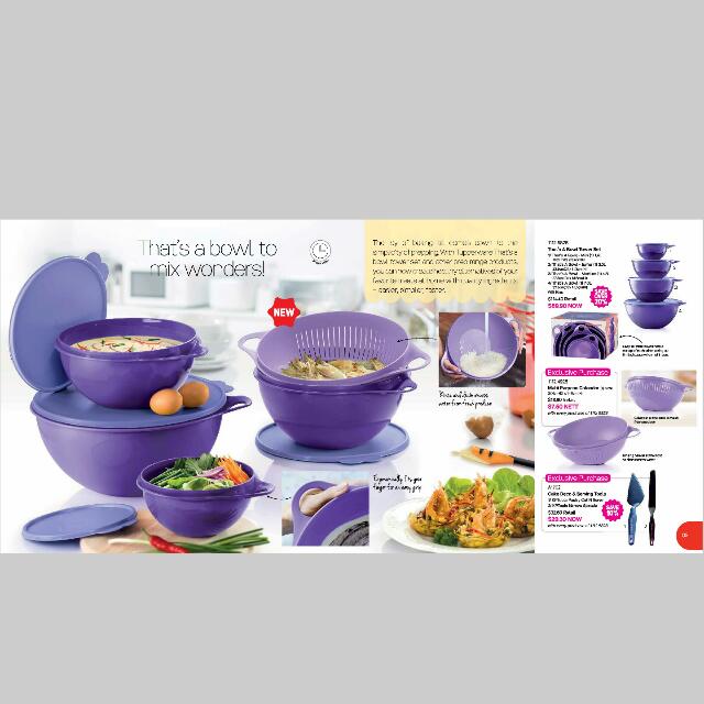 Tupperware Bowl Tower Set, TV & Home Appliances, Kitchen Appliances ...