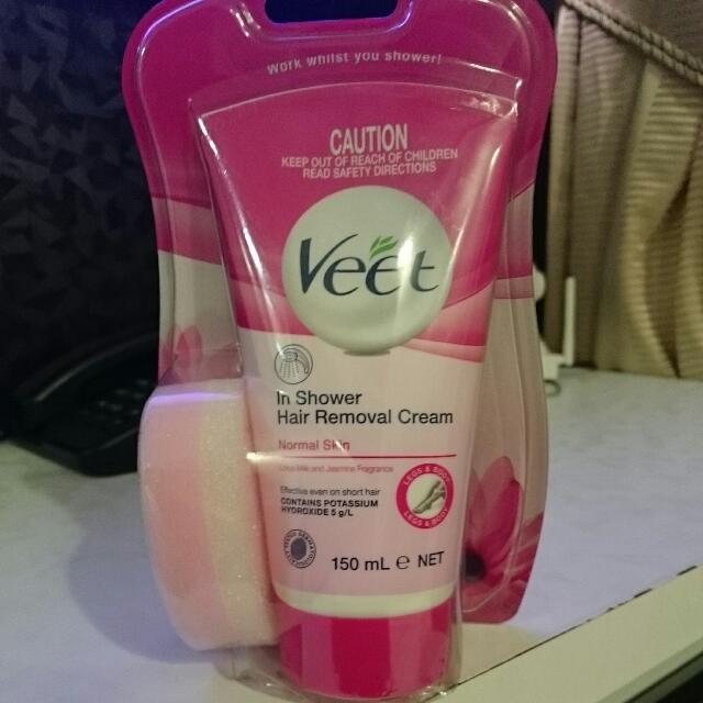 BNIB Veet In Shower Hair Removal Cream, Health & Beauty, Hand & Foot ...