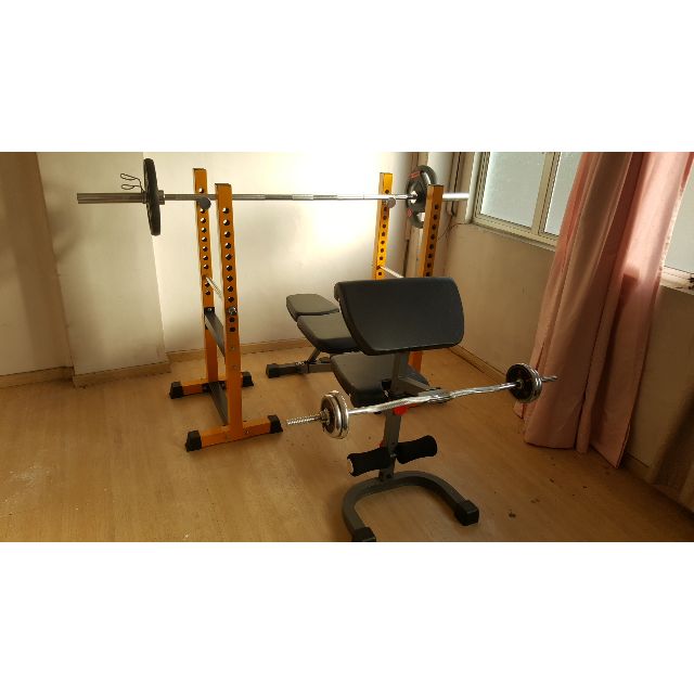 olympic weight & modular bench set. brand new, Sports, Sports & Games ...