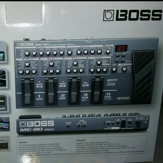Boss ME-80 Guitar Multiple Effect. Almost Brand New. Open One but Still ...