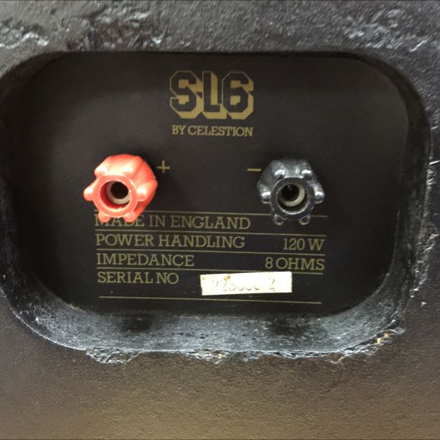 Celestion SL6 Bookshelf Speaker. No Grill Covers, Audio, Soundbars ...