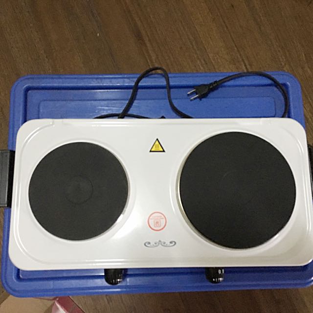 Electric Stove: American Heritage HEHP-458 Double Hot Plate Electric ...