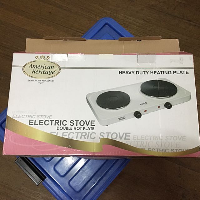 Electric Stove: American Heritage HEHP-458 Double Hot Plate Electric ...
