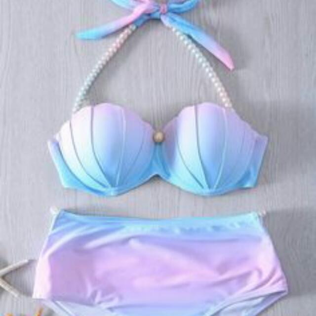 Mermaid Bikini, Women's Fashion, Swimwear, Bikinis & Swimsuits on Carousell