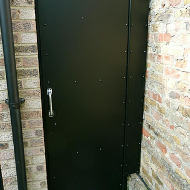 Maximum Security Metal Gate For Server Room / Side Door, Furniture on ...