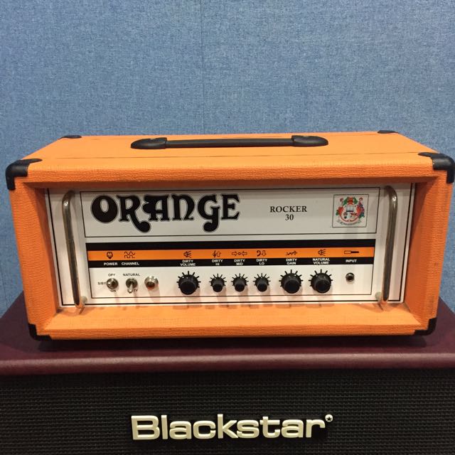 Orange Rocker 30 Head Tube Amplifier, Hobbies & Toys, Music & Media ...