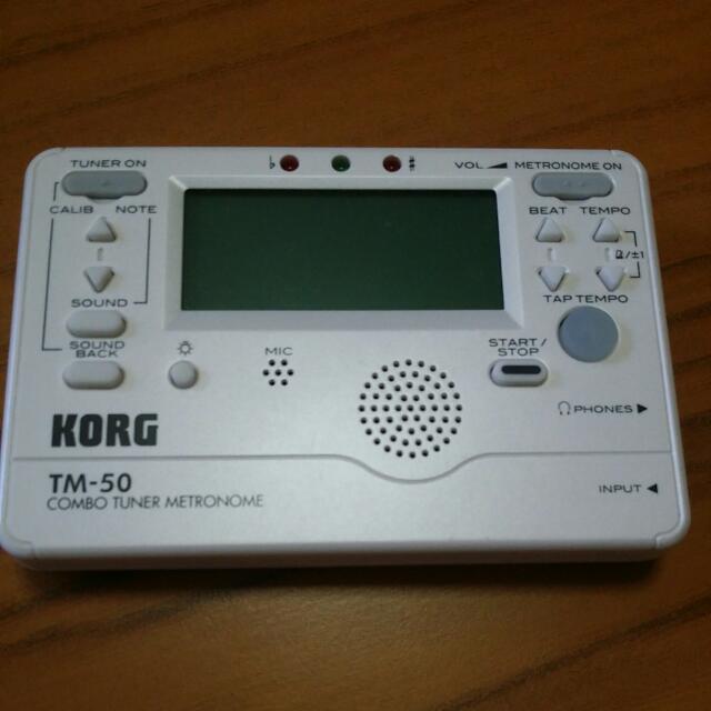 KORG TM-50 Tuner Metronome, Hobbies & Toys, Music & Media, Music ...