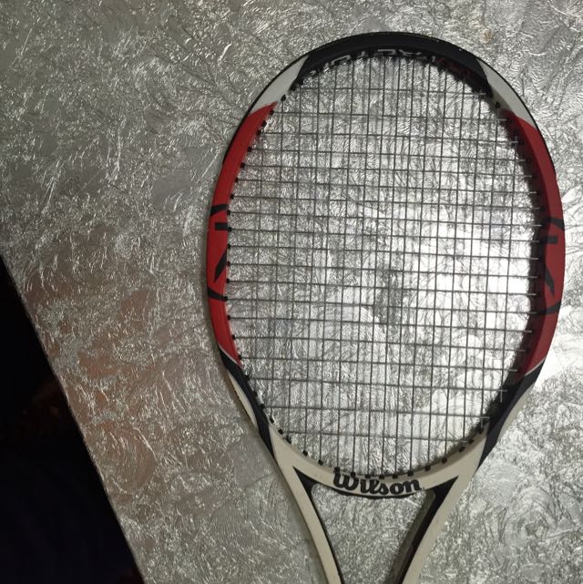 Roger Federer Wilson K Factor Racket, Sports Equipment, Sports & Games ...