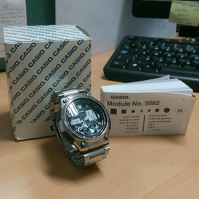 Casio AQ-190WD, Fesyen Pria di Carousell