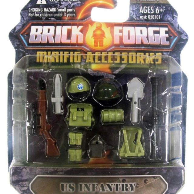 *Free SY or DLP Minifigure* Brickforge LEGO Compatible WWII WW2 US Infantry Pack, Hobbies & Toys ...