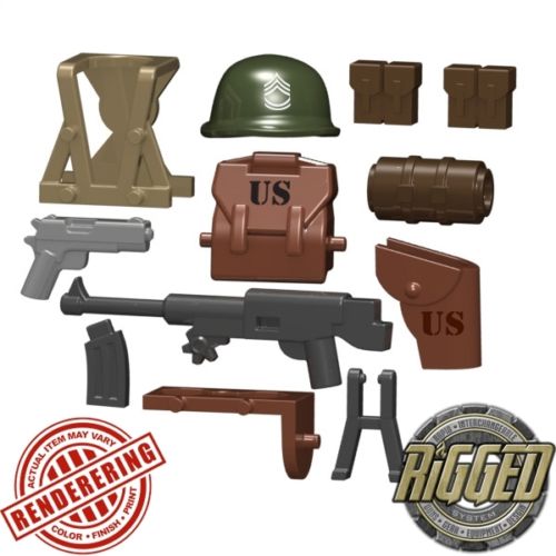 *Free SY or DLP Minifigure* Brickforge LEGO Compatible WWII WW2 US ...