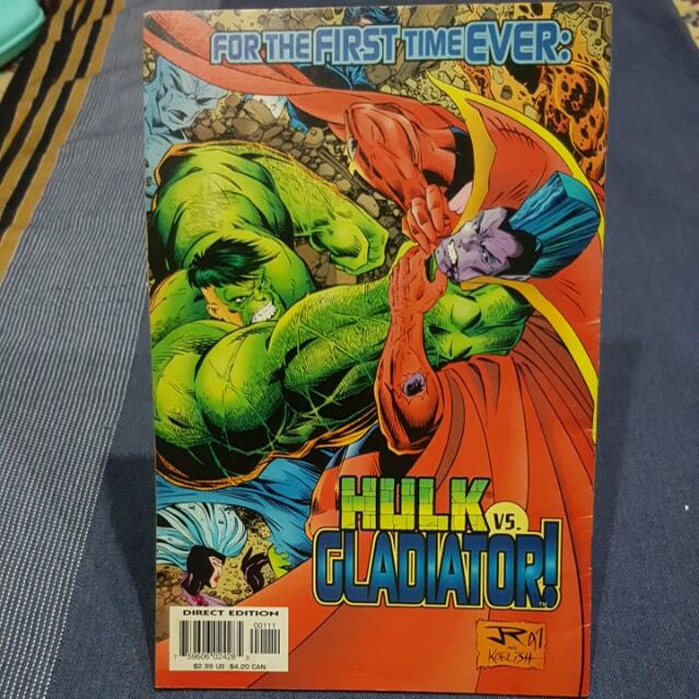 Hulk vs Gladiator, Hobbies & Toys, Memorabilia & Collectibles, Vintage ...