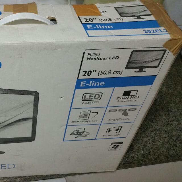 [RESERVED] Philips 20 Inch LED Monitor 202EL2SB, Computers & Tech ...