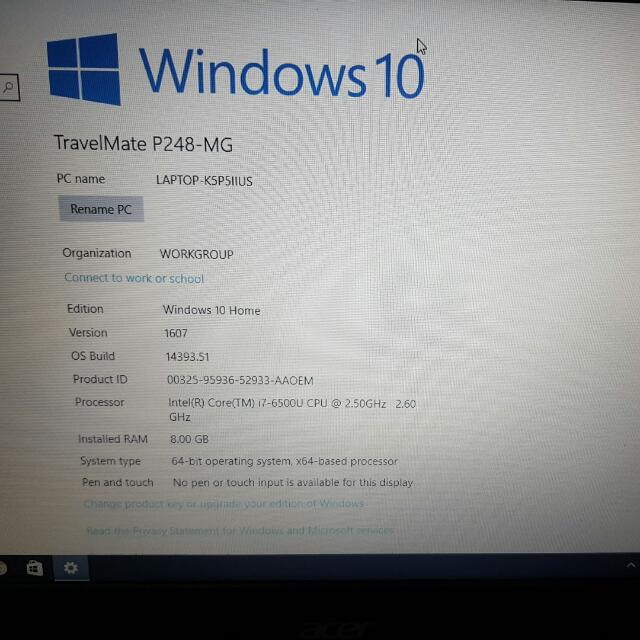 Acer Travel Mate P248-MG, Computers & Tech, Laptops & Notebooks on Carousell