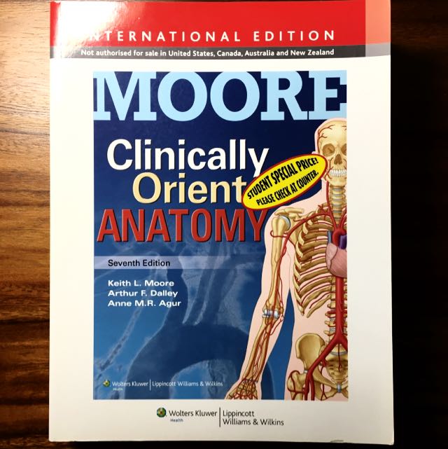 Moore Clinically Oriented Anatomy 7th edition, Hobbies & Toys, Books ...