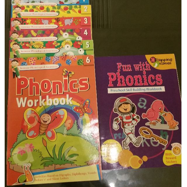 Phonics books and skill building work book, Hobbies & Toys, Books ...