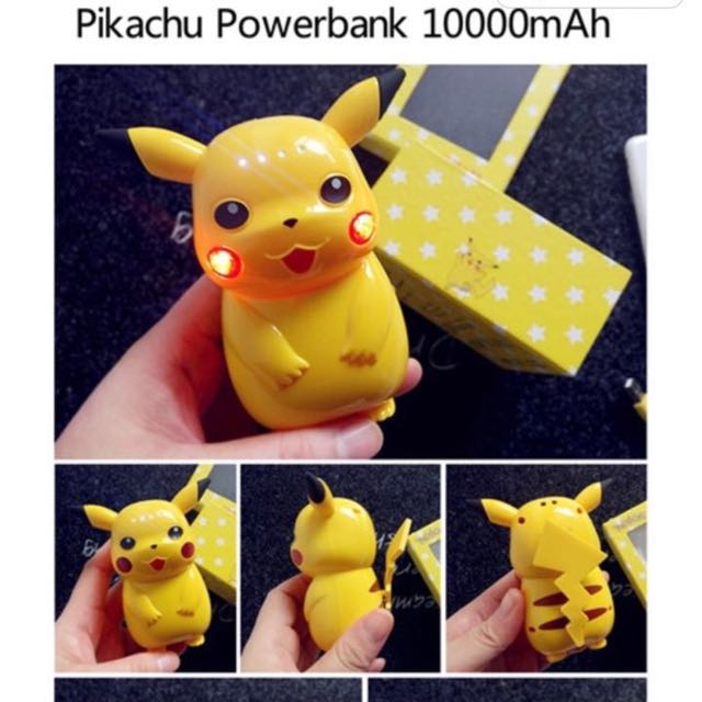 Pikachu Powerbank 10000mah, Mobile Phones & Gadgets, Mobile & Gadget ...