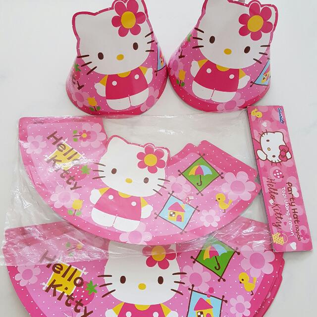 Sanrio Hello Kitty Party Hat, Babies & Kids, Babies & Kids Fashion on ...