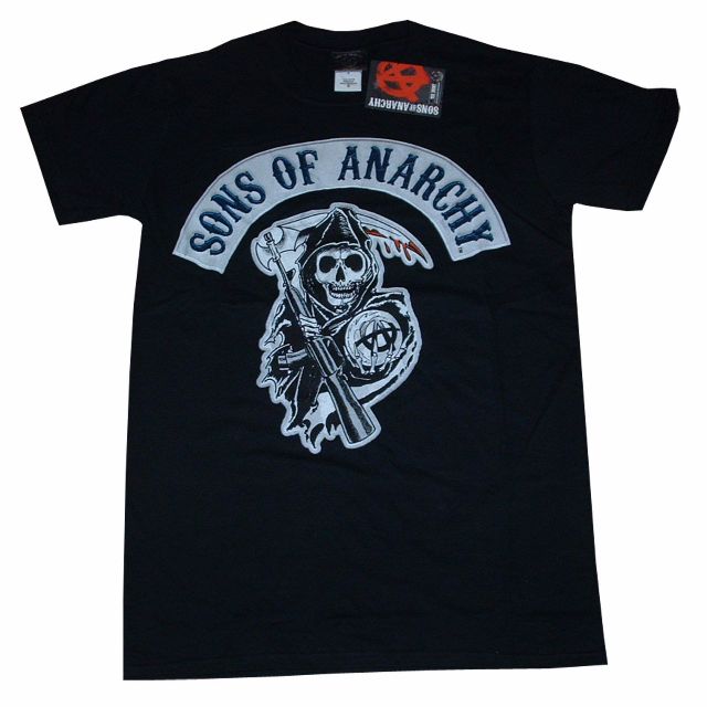 Sons Of Anarchy Color Grim Reaper Logo T-shirt - New, Men's Fashion ...
