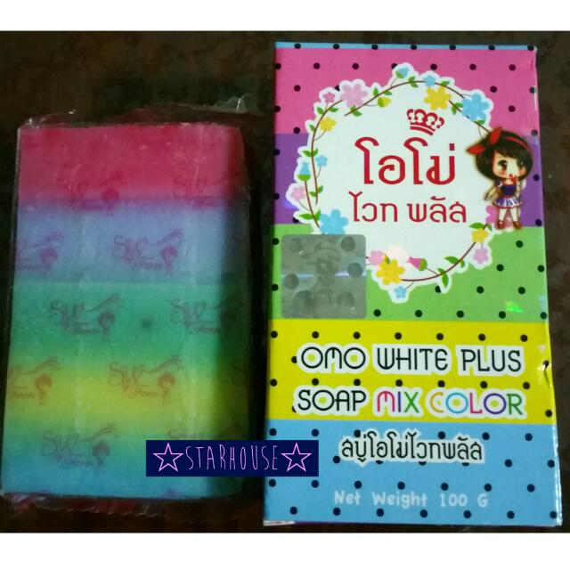 Authentic OMO White Plus Soap 100g, Health & Nutrition, Health ...