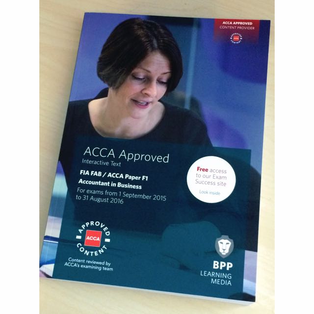 BPP ACCA F1 Textbook & Revision Kit, Hobbies & Toys, Books & Magazines ...