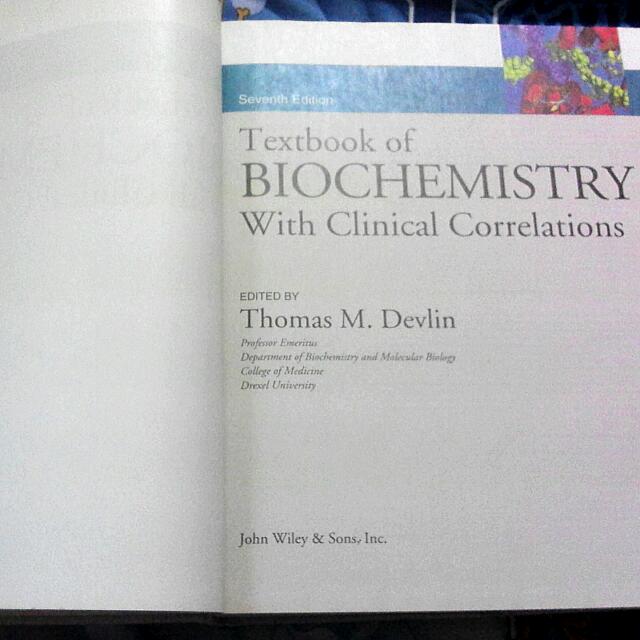 FTS4202 Textbook Of Biochemistry - Thomas M. Devlin, Hobbies & Toys ...