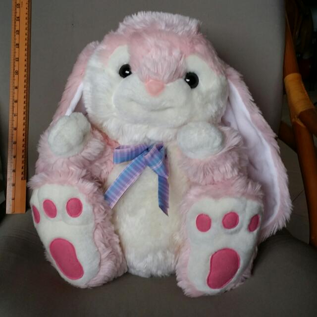 Pink Bunny Plushy Stuffed Soft Toy, Hobbies & Toys, Toys & Games on ...
