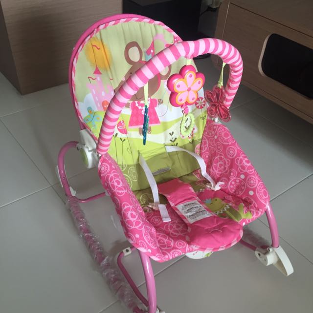 Pink Rocker, Babies & Kids, Babies & Kids Fashion on Carousell