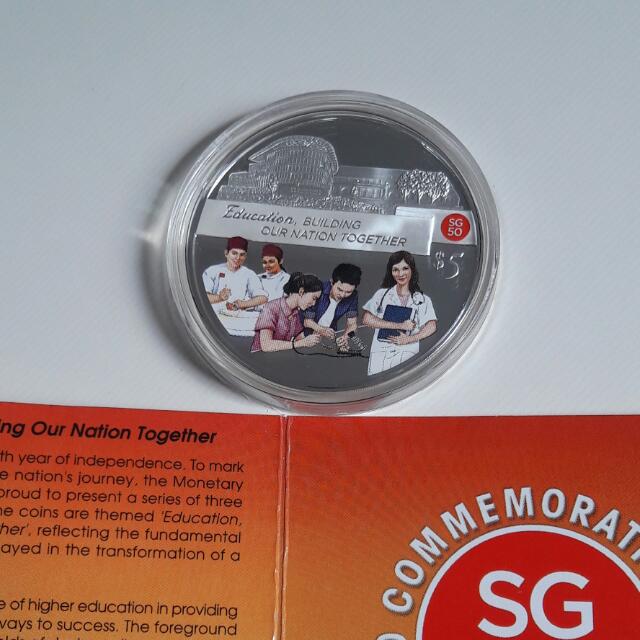 SG50(S6)Limited Edition 1 X $50 Numismatic Note SG50 Blue Number UNC ...